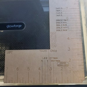 Shirt Pocket Placement Ruler, T-shirt Chest Alignment Tool, Tshirt ...