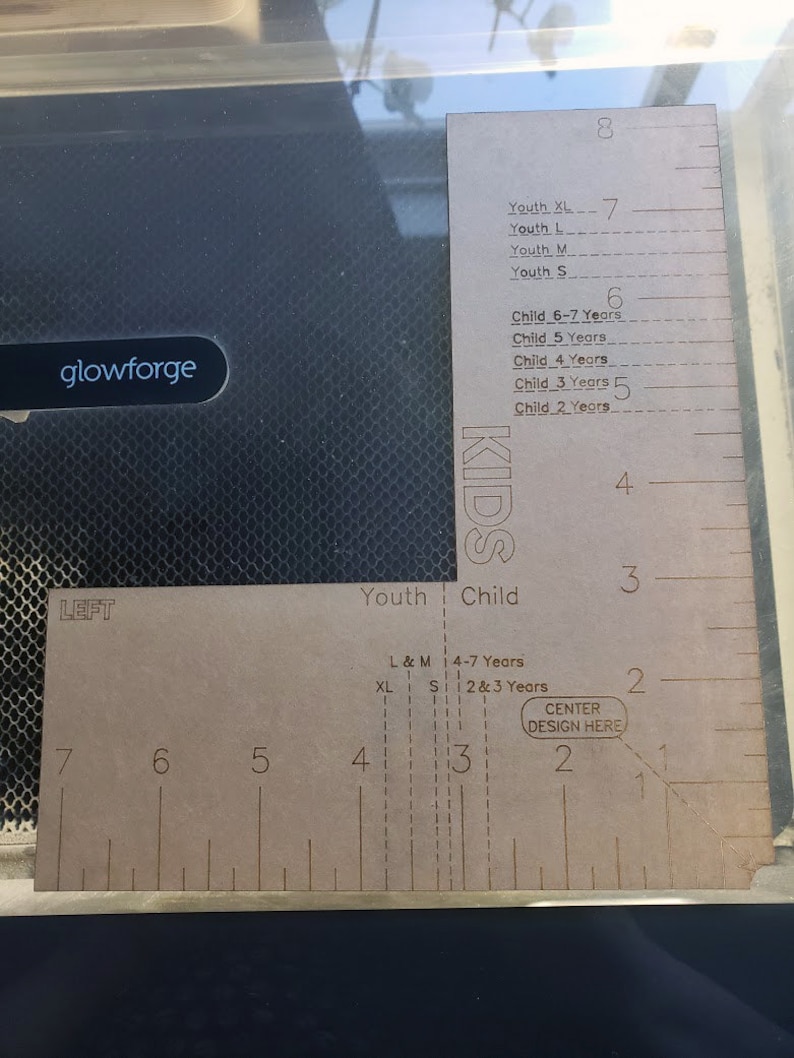 Shirt Pocket Placement Ruler T-shirt Chest Alignment Tool - Etsy