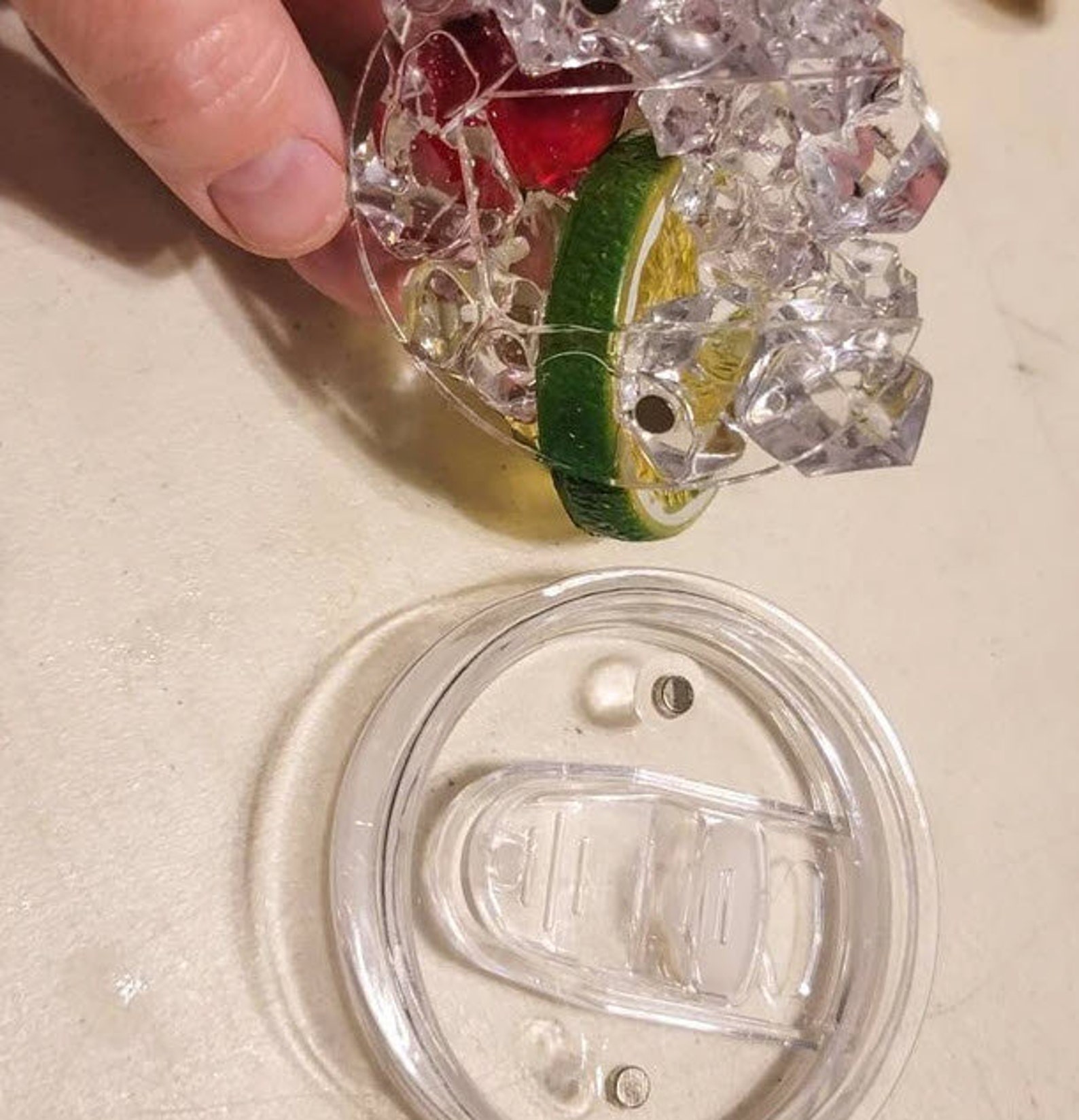 Straight / Skinny Wholesale Acrylic Tumbler Topper, Tumbler Topper ...
