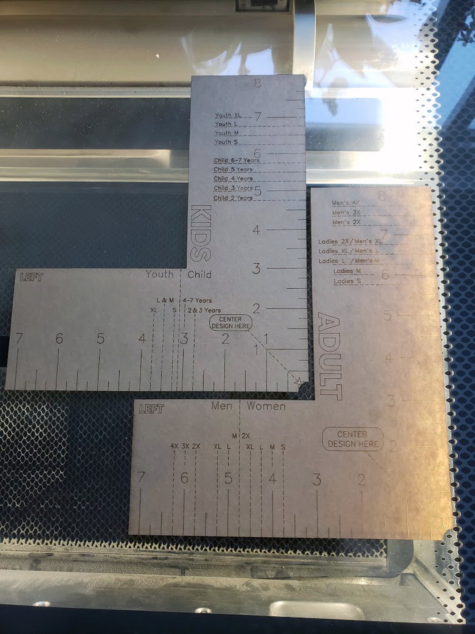 Shirt Pocket Placement Ruler, T-shirt Chest Alignment Tool, Tshirt ...