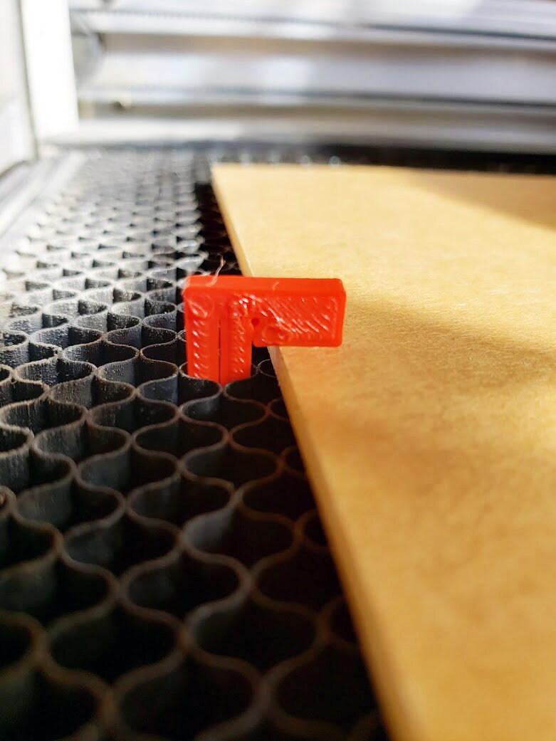 Low Profile Glowforge Honeycomb L Pin 3D Printed PLA Pins - Etsy