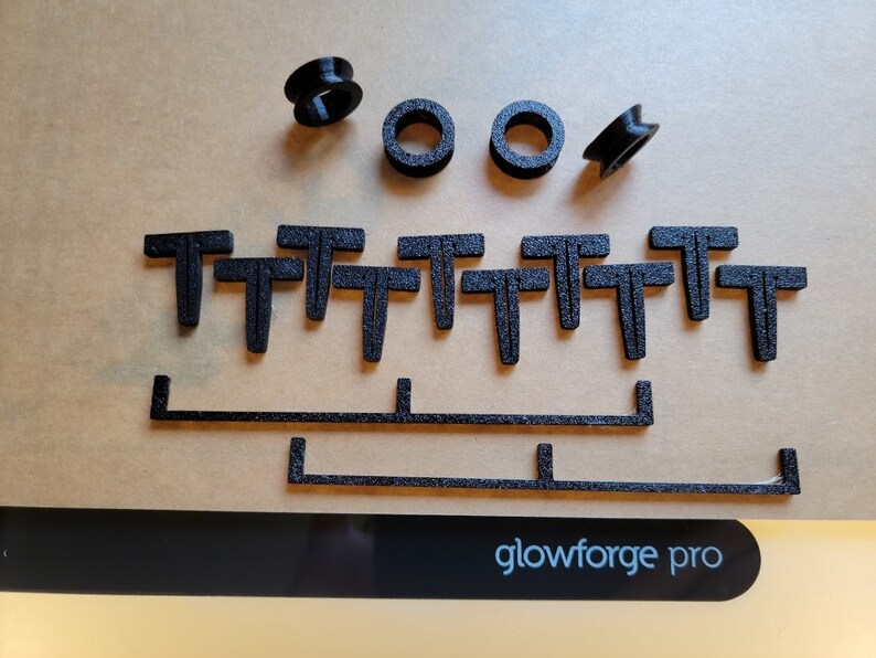 Glowforge Care Package, GF Starter Kit, Replacement V Wheels, Straight ...