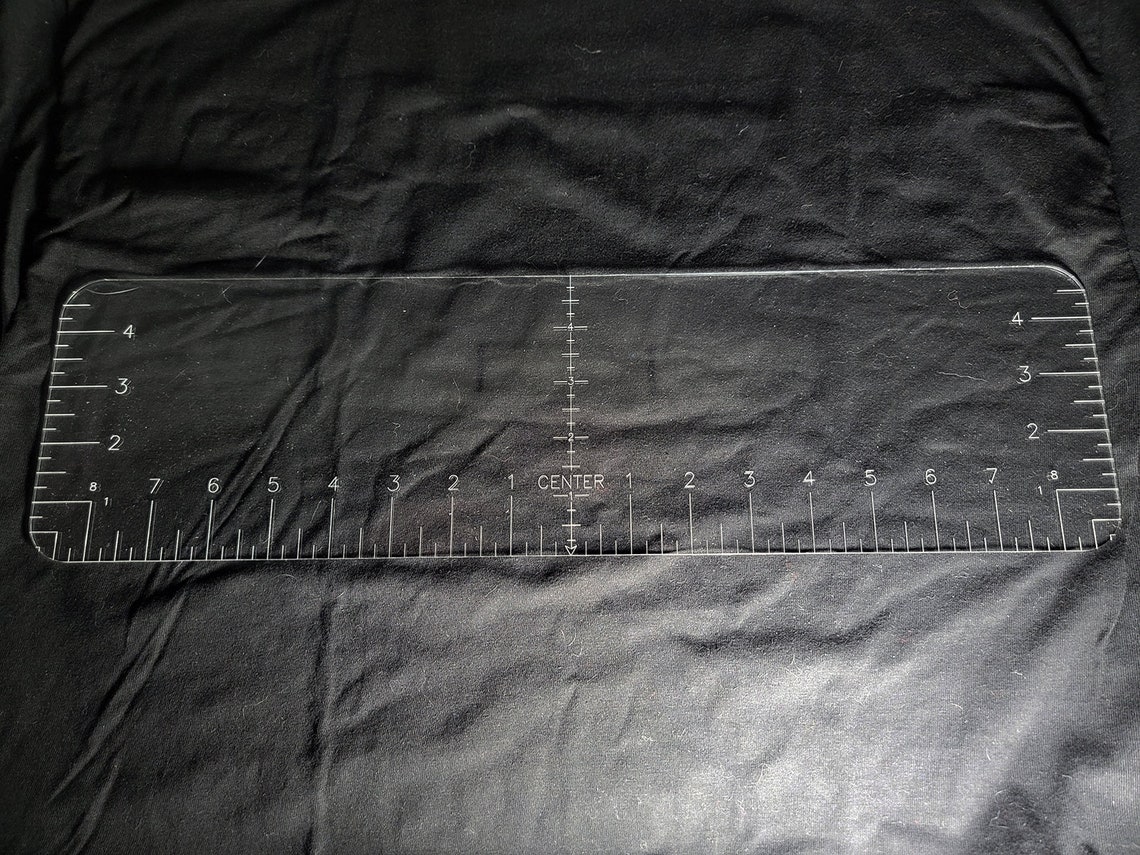 Acrylic Clear Ruler, 18" Centering Tool, Decal Guide, Quilting Ruler ...