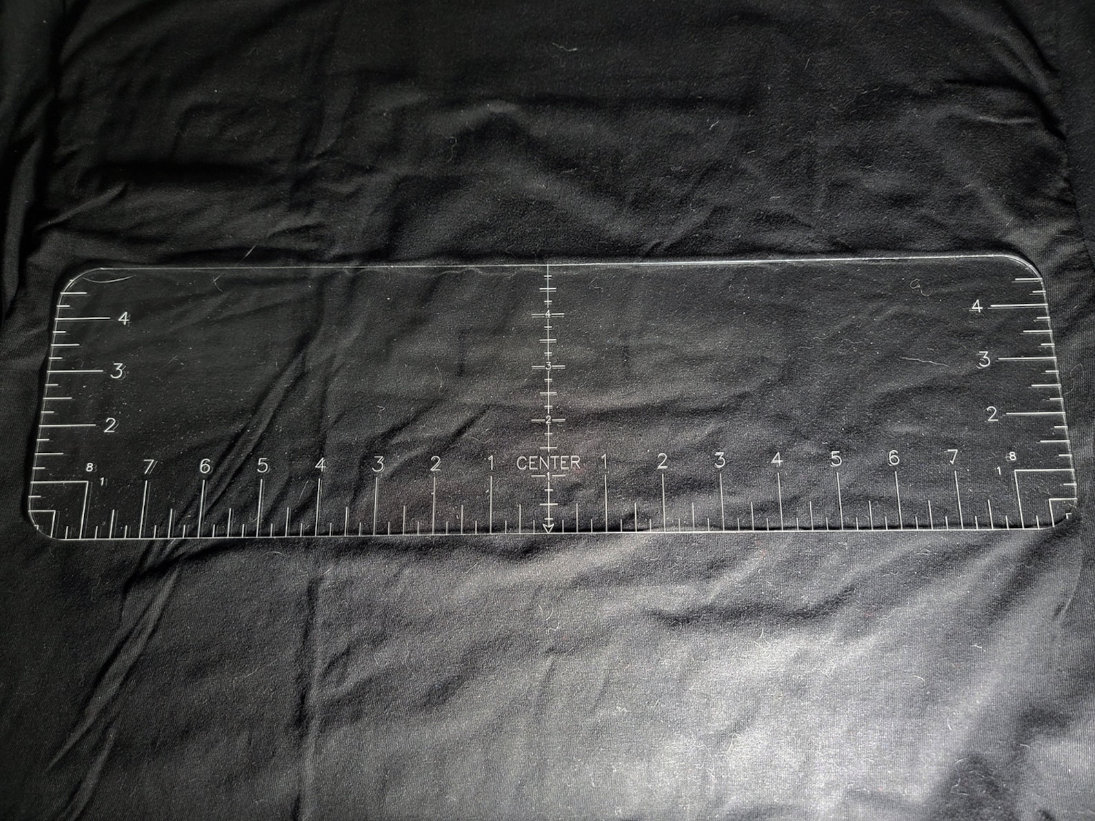 Acrylic Clear Ruler, 18" Centering Tool, Decal Guide, Quilting Ruler ...
