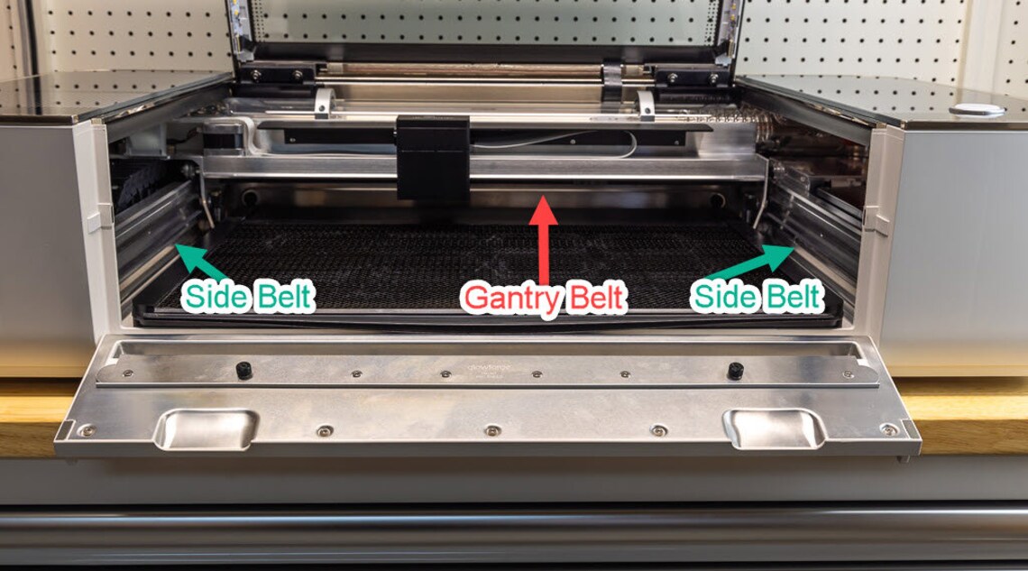 Glowforge Replacement Belt, GF Replace Carriage Plate Ribbed Belt ...