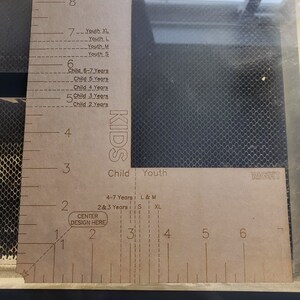 Shirt Pocket Placement Ruler, T-shirt Chest Alignment Tool, Tshirt ...