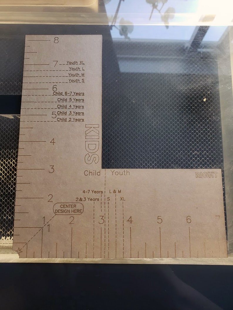 Shirt Pocket Placement Ruler T-shirt Chest Alignment Tool - Etsy