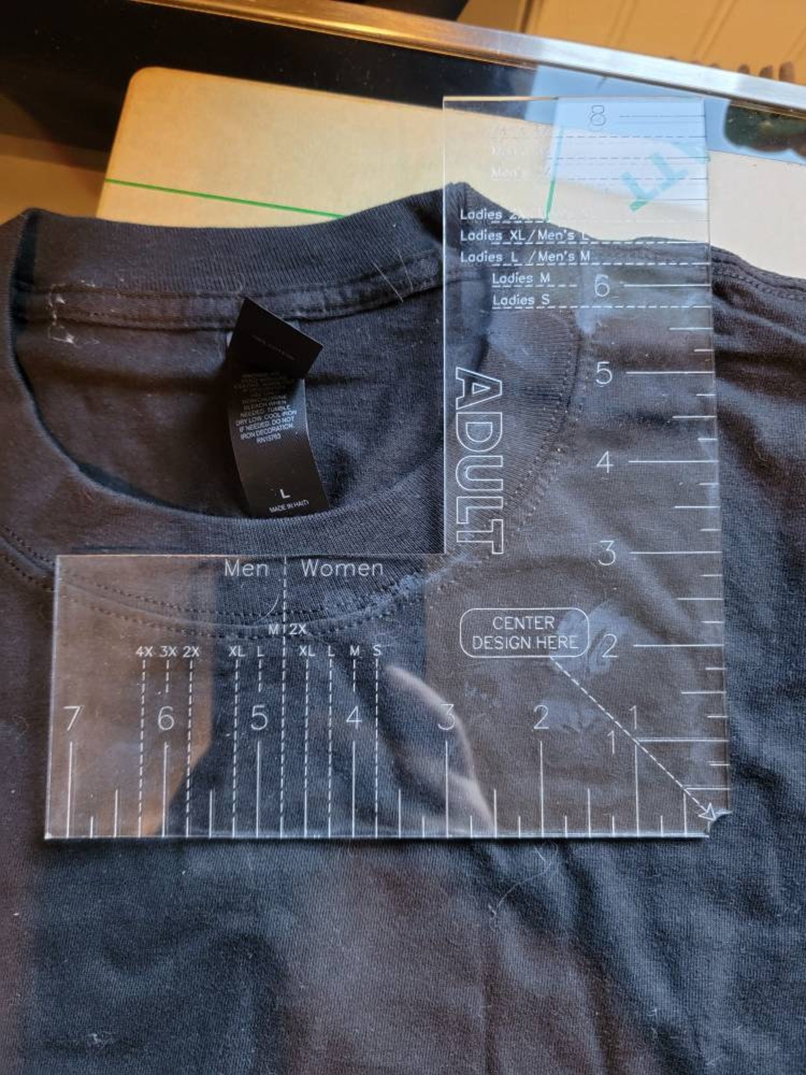 Shirt Pocket Placement Ruler T-shirt Chest Alignment Tool - Etsy