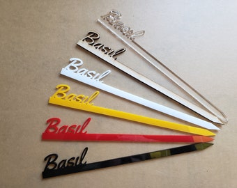 3D Plant Markers, Custom Garden Stakes, Plastic Herb Name Tags, PETG ...