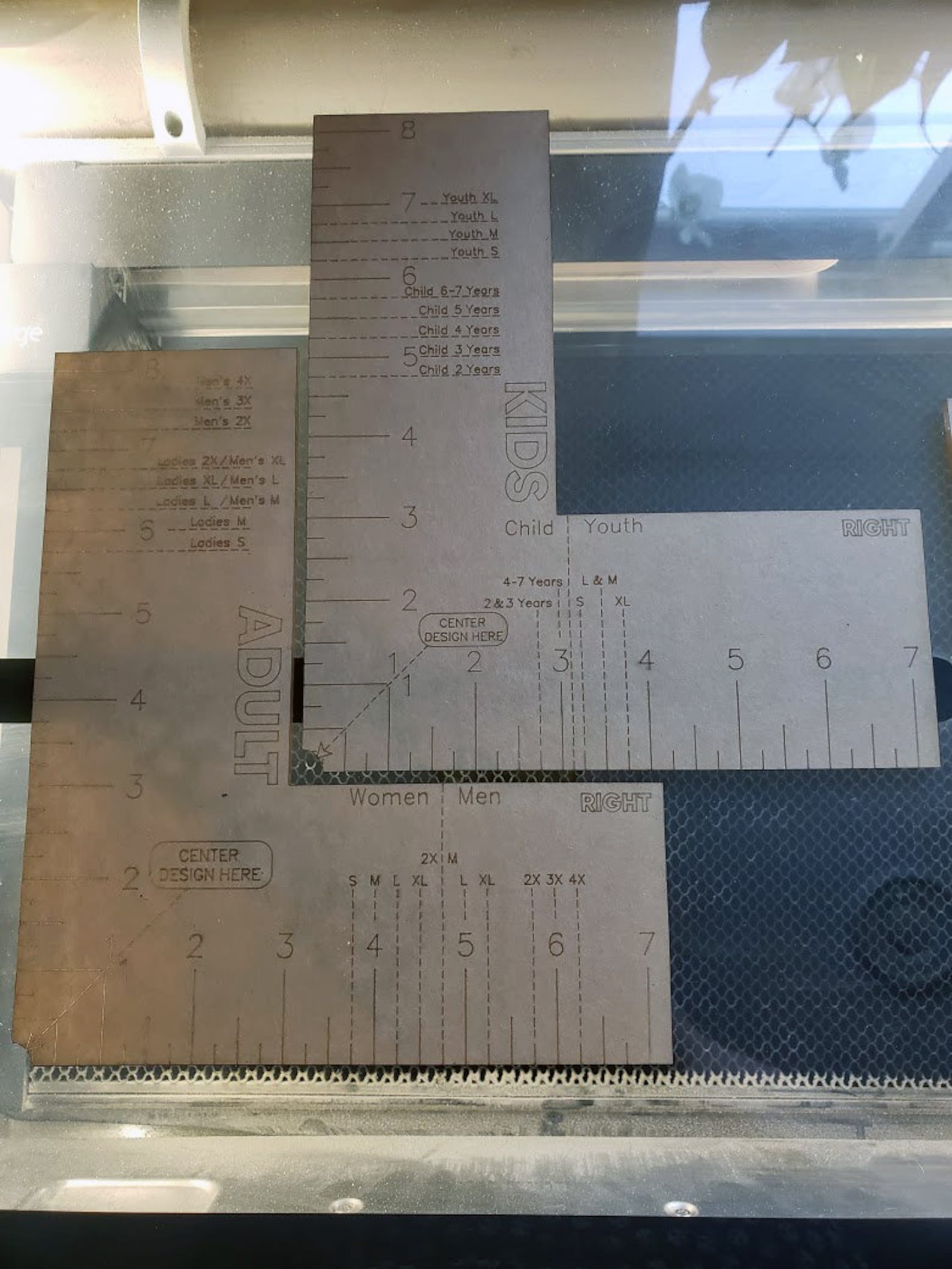 Shirt Pocket Placement Ruler T-shirt Chest Alignment Tool - Etsy