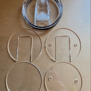 Wholesale Acrylic Tumbler Topper Removable Mason Jar Insert | Etsy