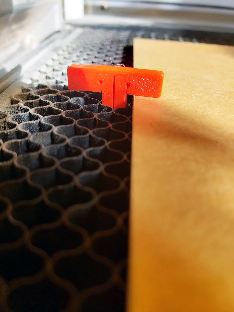 Low Profile Glowforge Honeycomb Pin 3D Printed PLA Pins | Etsy