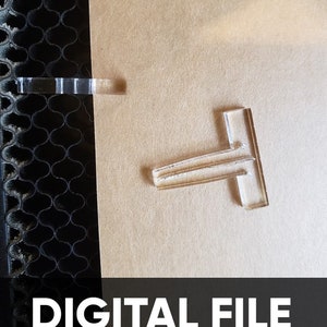 Digital Glowforge Honeycomb Pin, Low Profile, Downloadable SVG, Laser ...