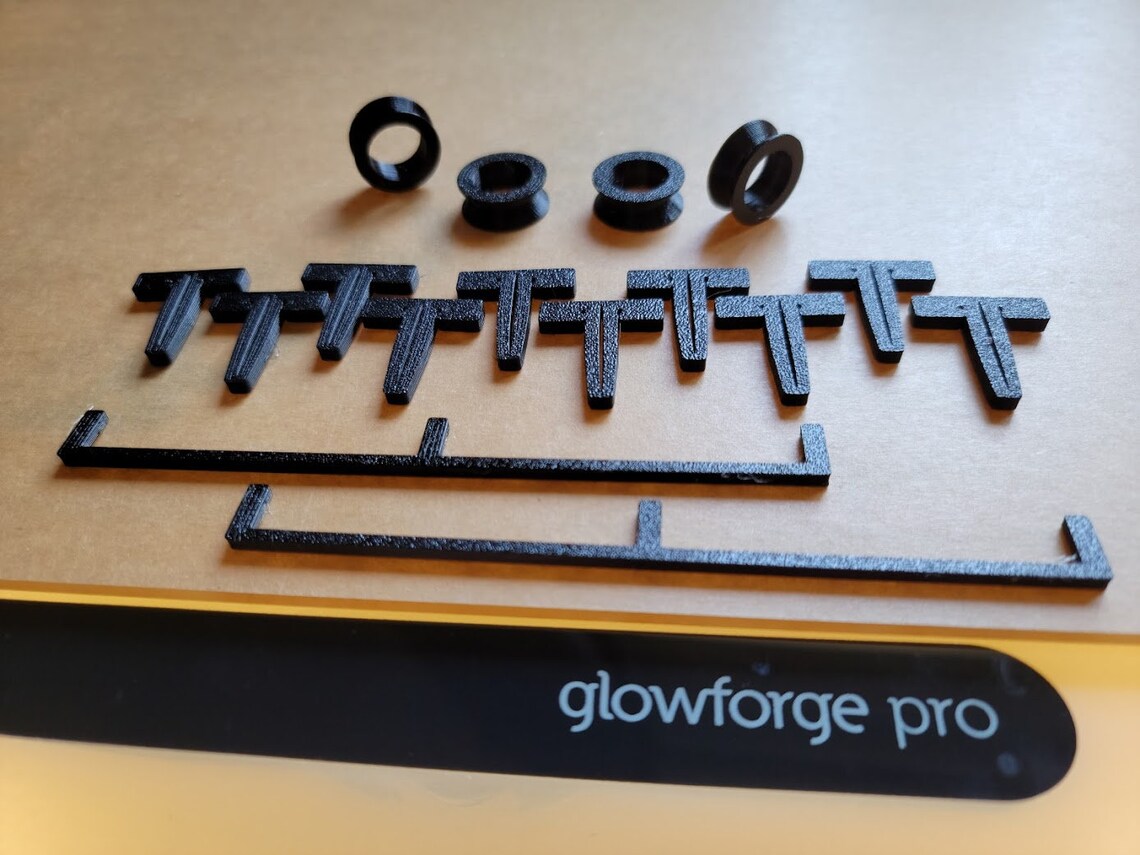 Glowforge Care Package, GF Starter Kit, Replacement V Wheels, Straight ...