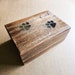 Personalized Paw Print Wood Urn, Pet Memorial Remains Box, Cremation ...