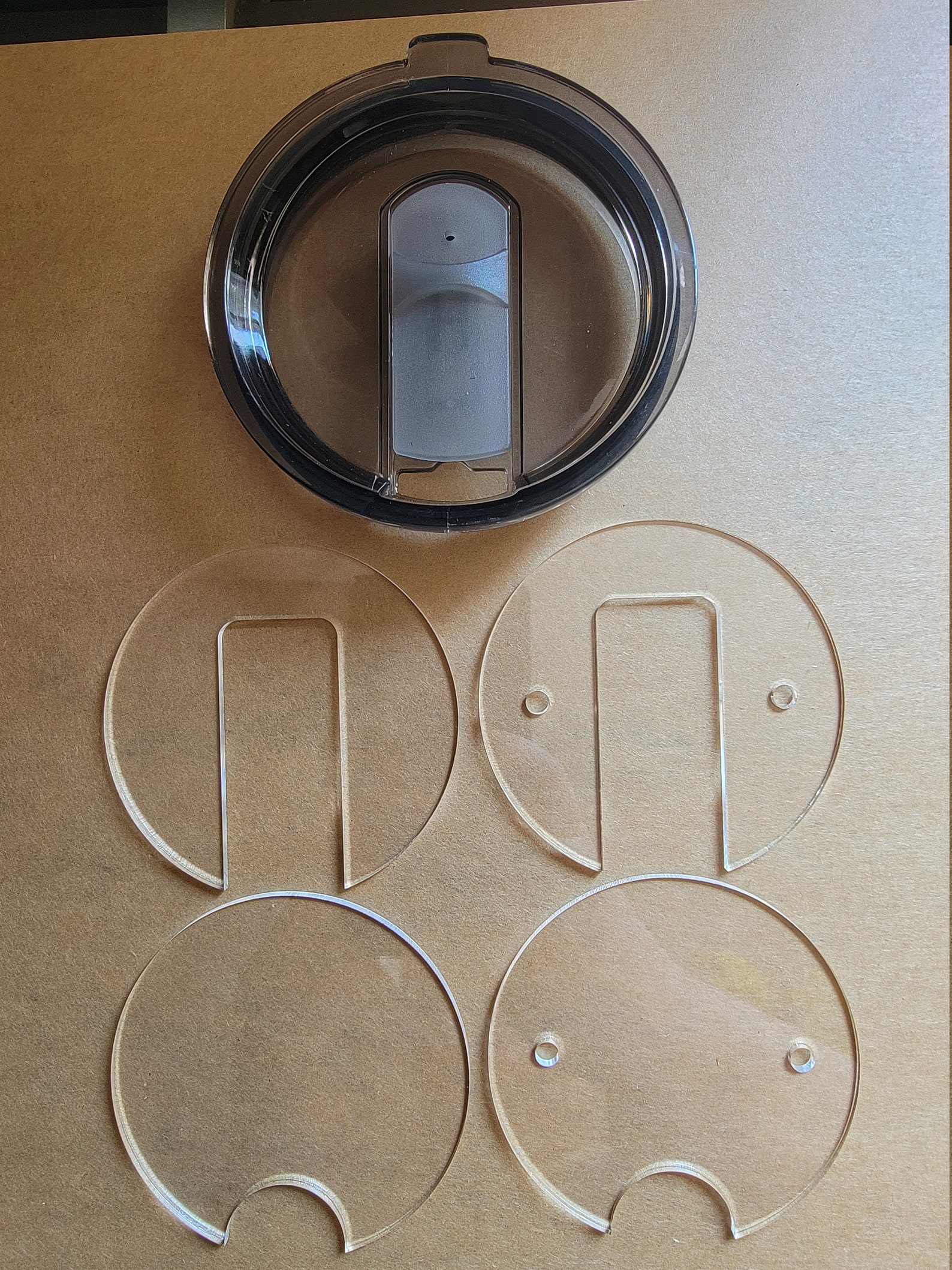 Wholesale Acrylic Tumbler Topper Removable Mason Jar Insert - Etsy