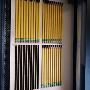 Digital Glowforge Custom Pencil Jig, 40 Engrave Pencils, Downloadable ...