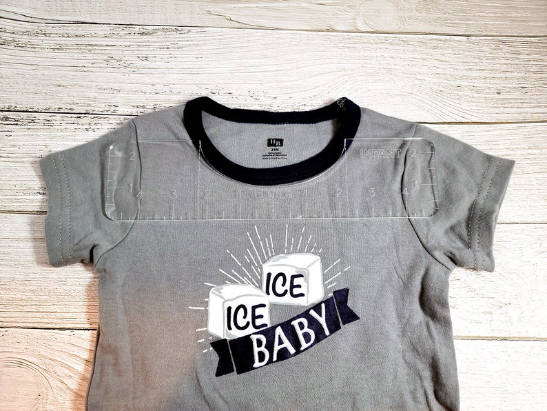 T-shirt Alignment Ruler, Clear Crafter Centering Tool, Easy Custom ...