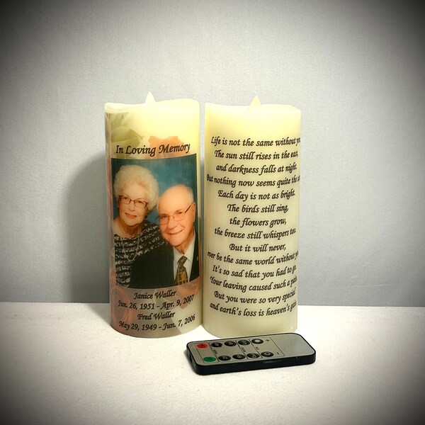 Memorial Candle - Etsy
