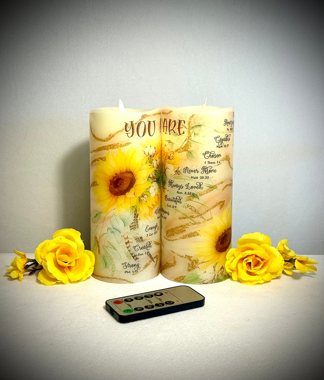 You Are Amazing Candle, Positive Daily Reflection Candle, Home ...