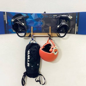 Wooden Snowboard Rack, Ski Wall Mount, Showboard Holder, Medal Display ...