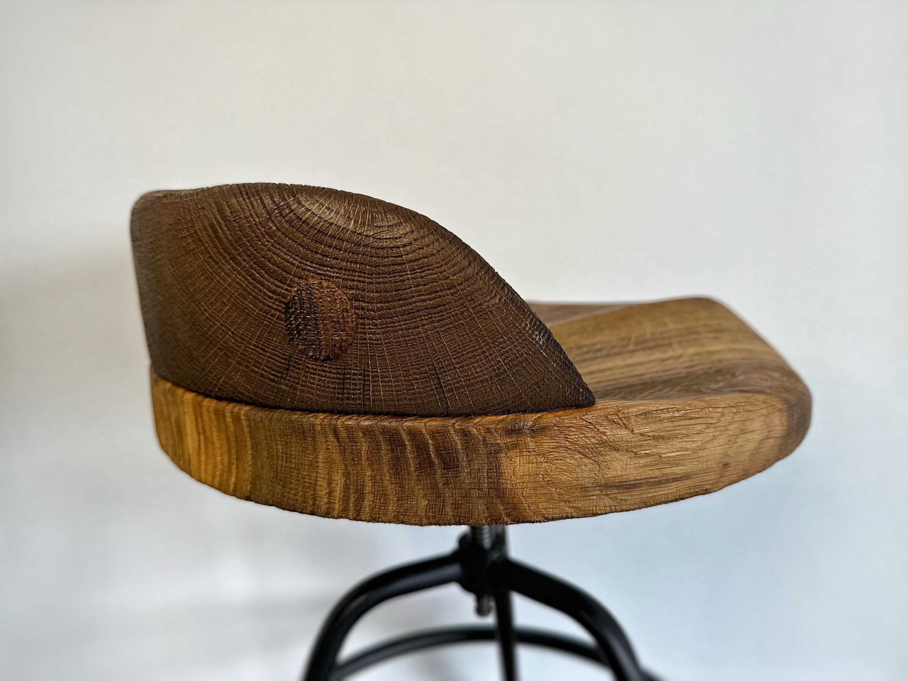 Handmade Wooden Oak Bar Stool Top, Only Wooden Seat, Chair Seat, Bar ...