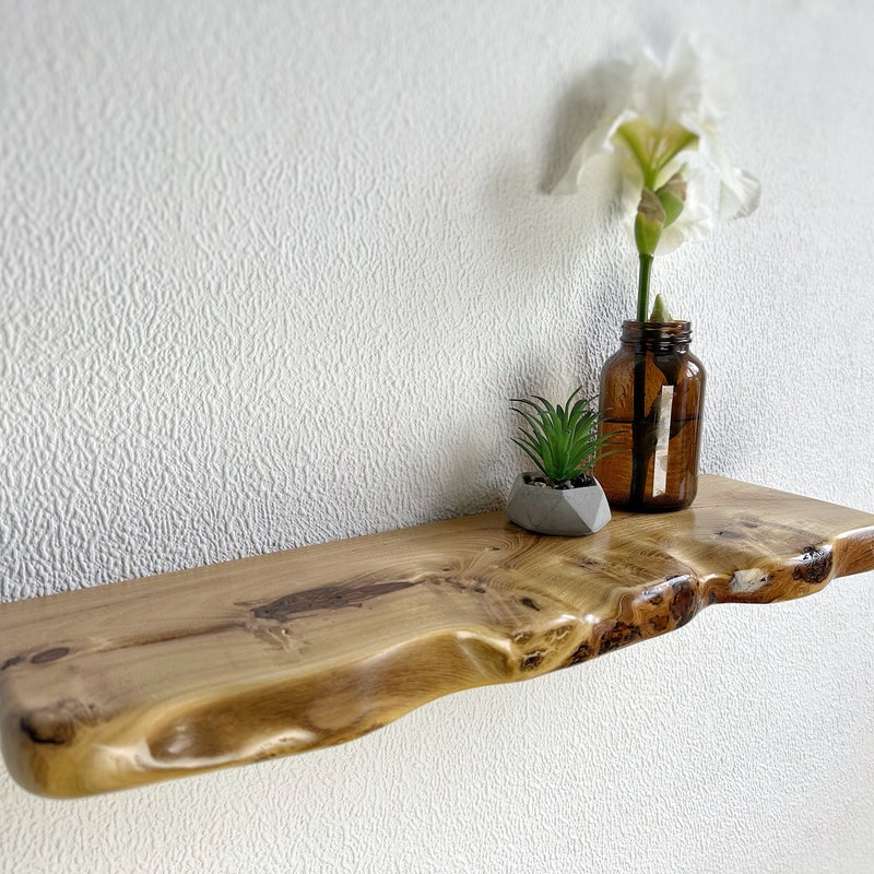Live Edge Shelf - Etsy