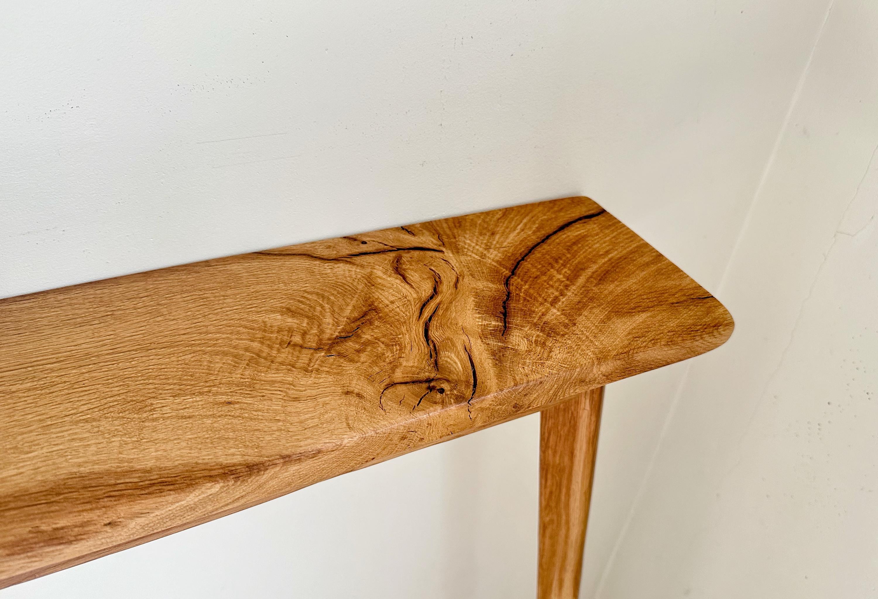 Reclaimed Wood Console Table – Rustic Farmhouse Entryway Table, Narrow ...