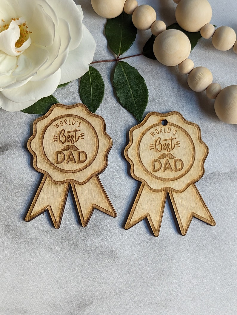 Laser Cut Wood Father's Day Treat Toppers: Engraved Charcuterie ...