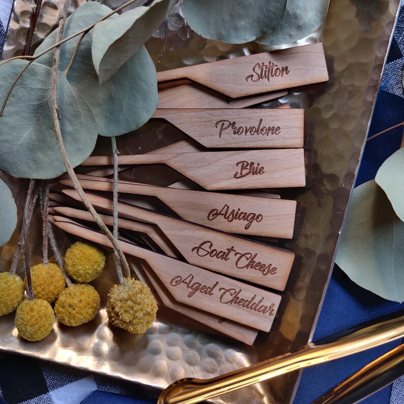 Cheese Marker Set (A) | Grazing Table Accessory | Cheese Flags - Etsy