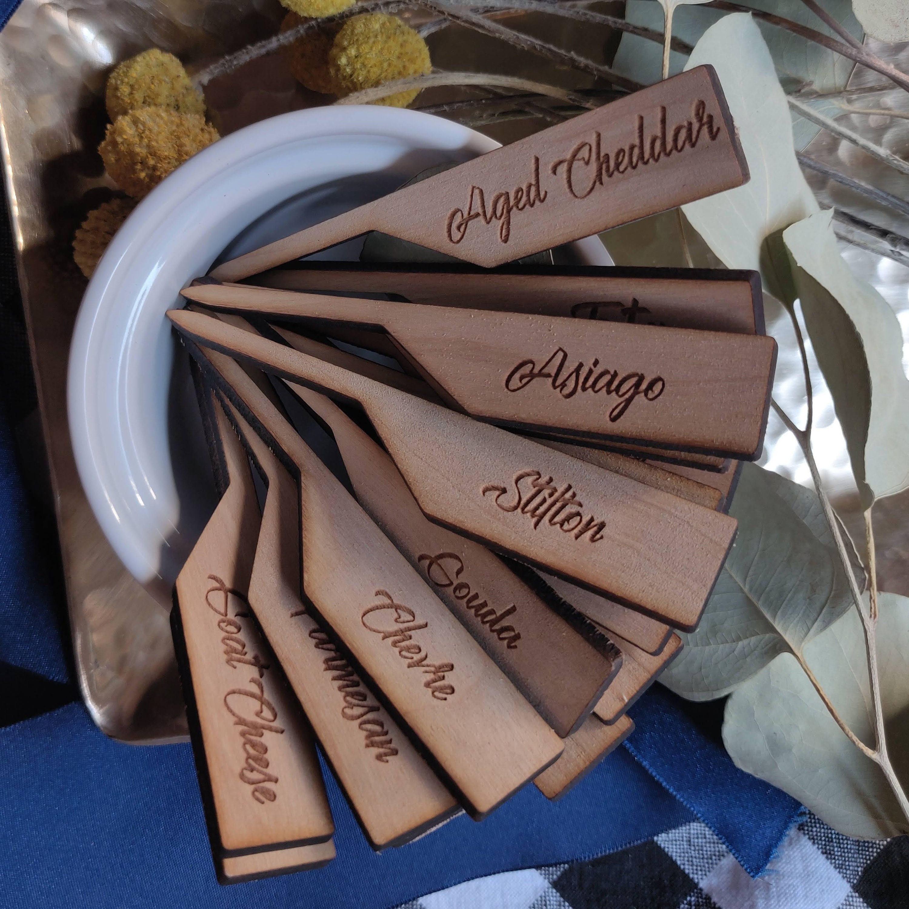 Cheese Marker Set (A) | Grazing Table Accessory | Cheese Flags - Etsy