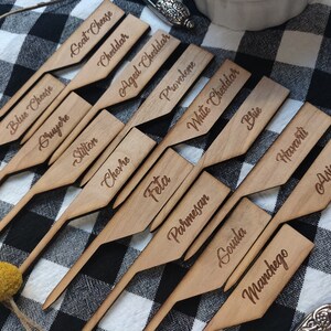 Cheese Marker Set (A) | Grazing Table Accessory | Cheese Flags - Etsy