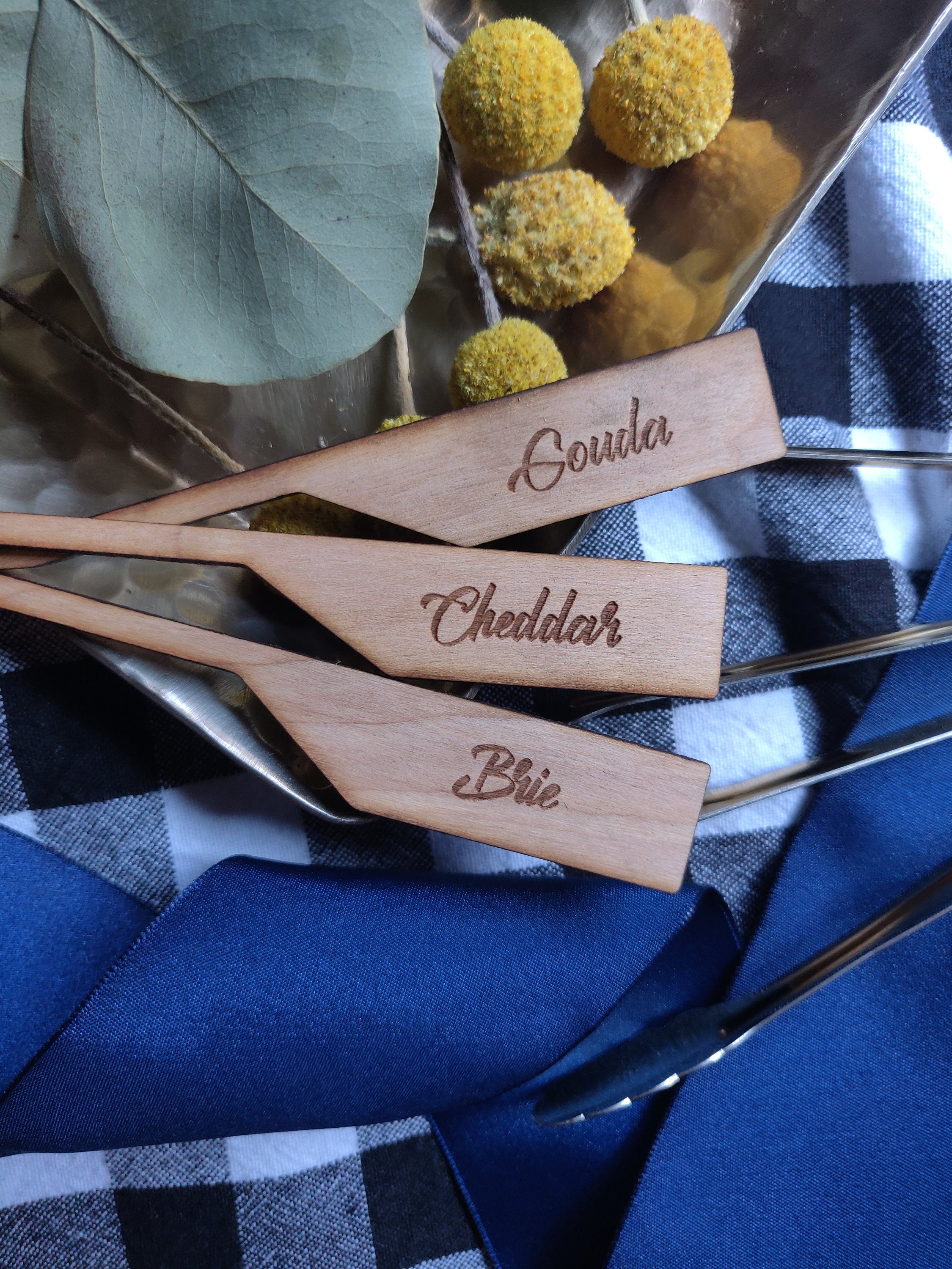Cheese Marker Set (A) | Grazing Table Accessory | Cheese Flags - Etsy