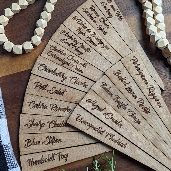 Cheese Markers - Etsy