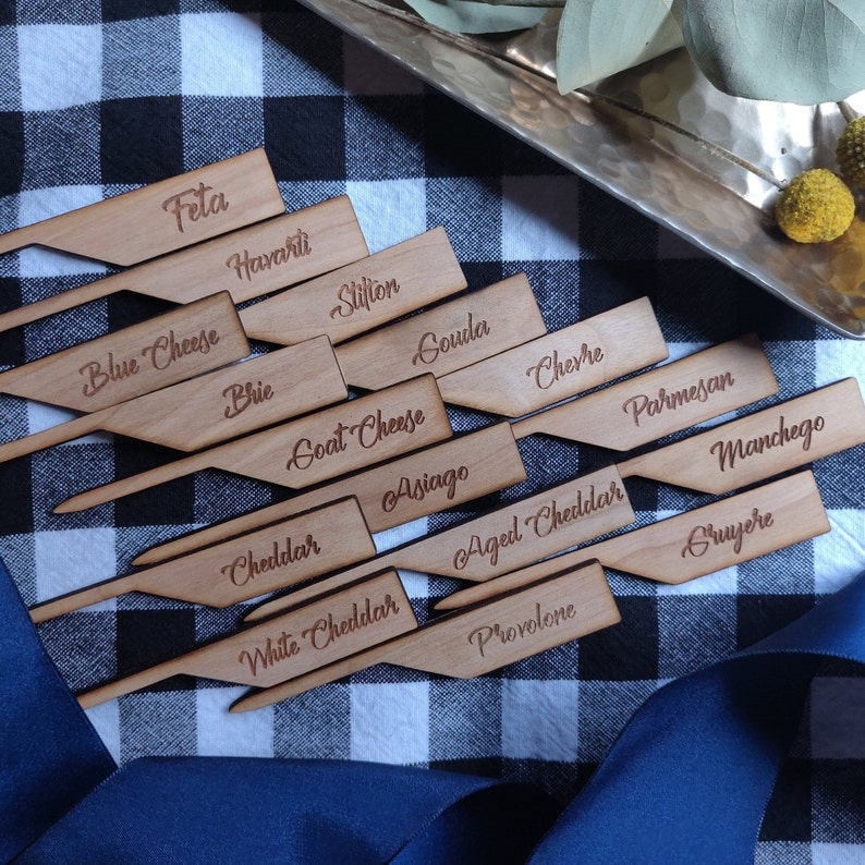 Cheese Marker Set A Grazing Table Accessory Cheese Flag set of 16 ...