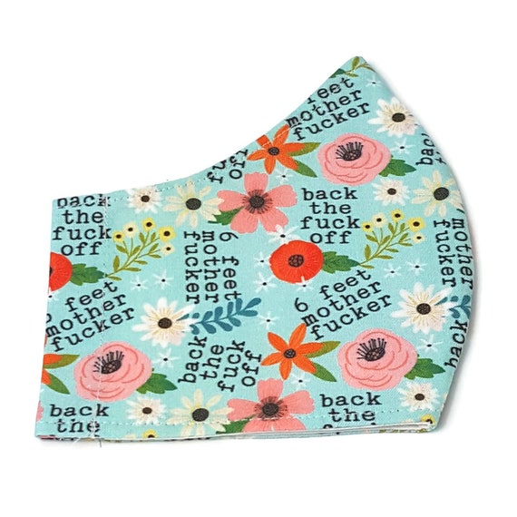 Pandemic Profanity Adult Face Mask USA Mask Ready To Ship | Etsy