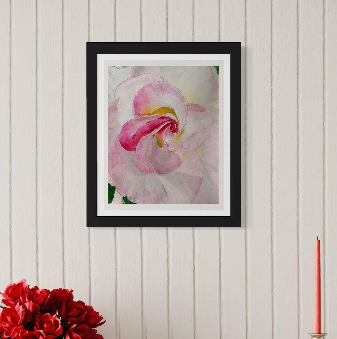 8x10 Flower Art Set, Hand Drawn, Flower Garden Lover, Gifts for Women ...