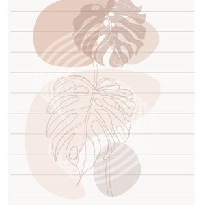 Boho Printable Notes Printable Stationery Printable Notepad | Etsy