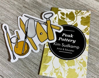 Pottery Sticker | Etsy