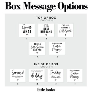 Hello Daddy Pregnancy Announcement Box | Pregnancy Reveal to Husband ...