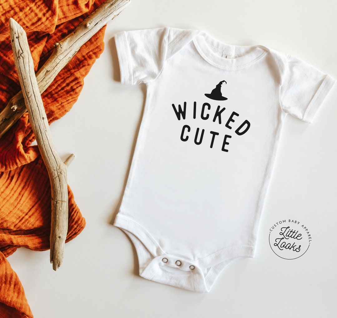 Wicked Cute Bodysuit / Halloween Bodysuit / Wicked Cute / Fall Baby ...