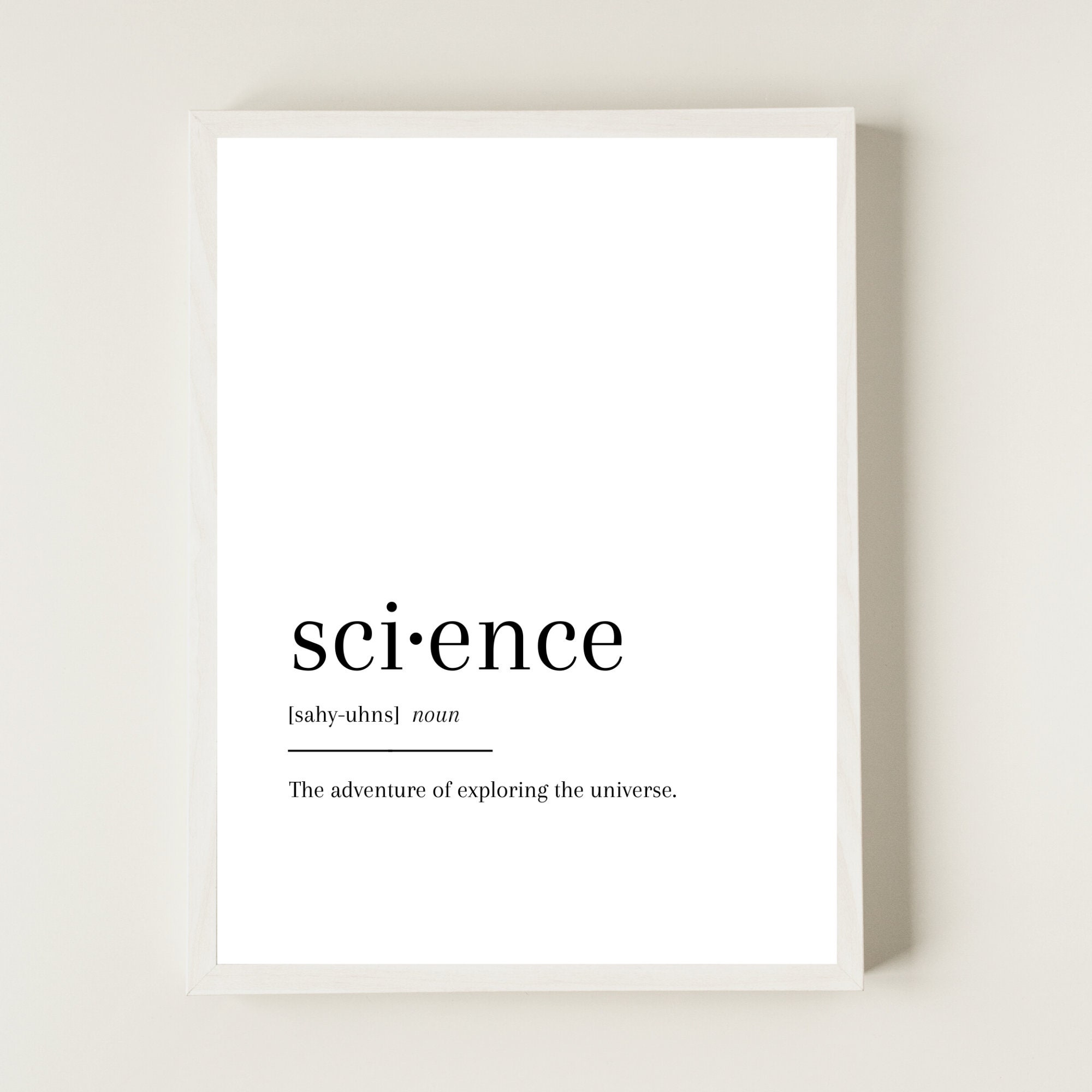 Science Art / Science Poster / Science Classroom Decor / Science Quote ...