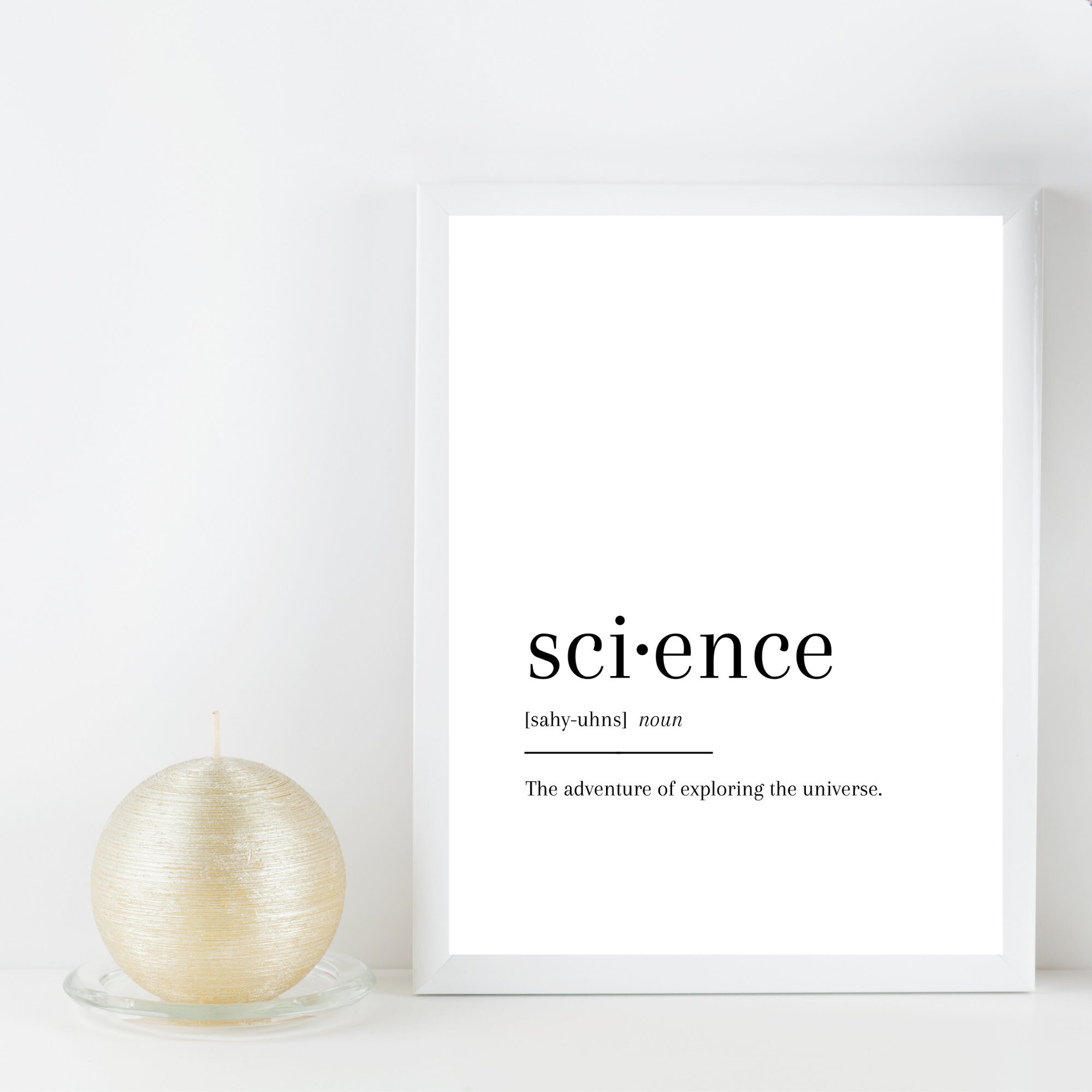 Science Art / Science Poster / Science Classroom Decor / Science Quote ...