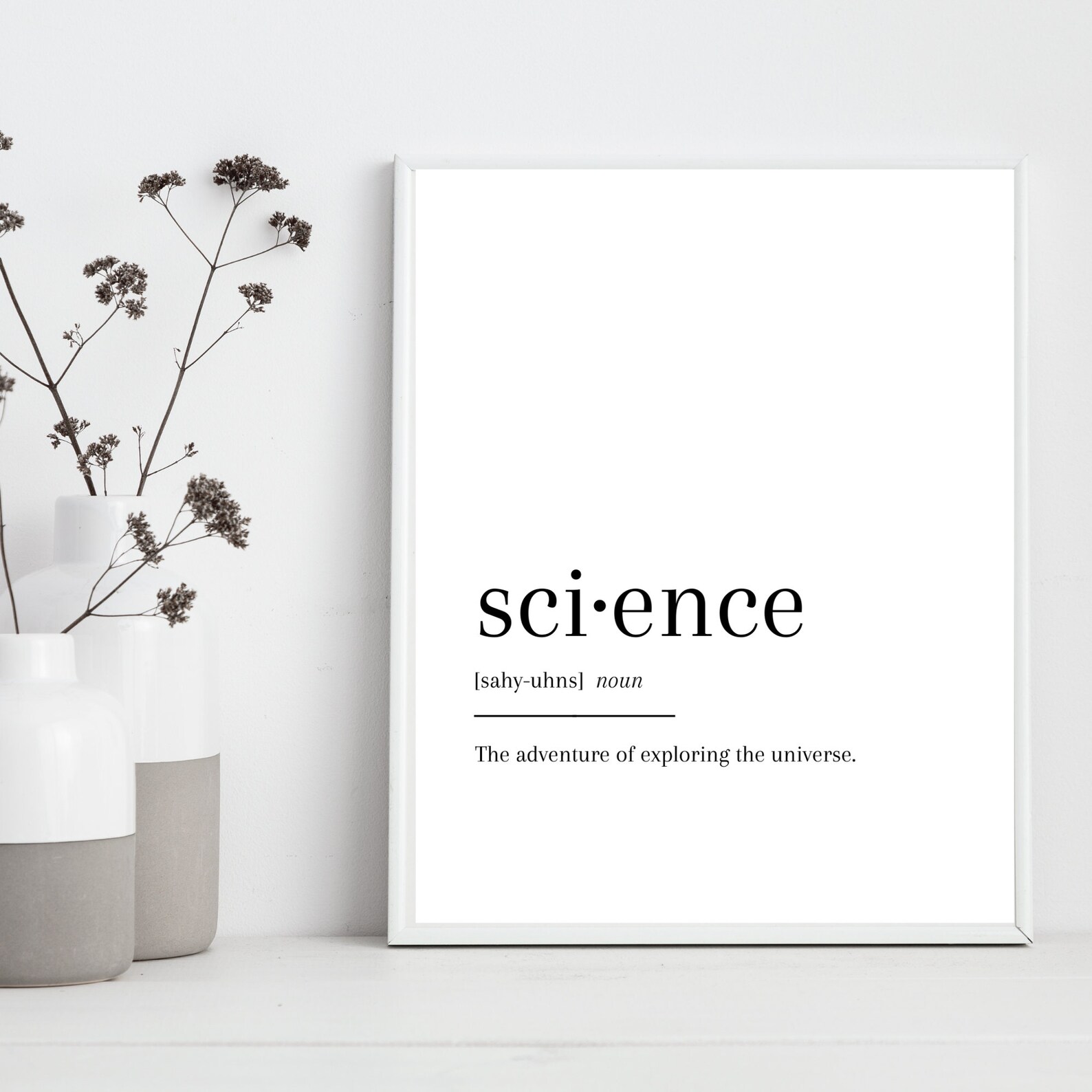 Science Art / Science Poster / Science Classroom Decor / Science Quote ...