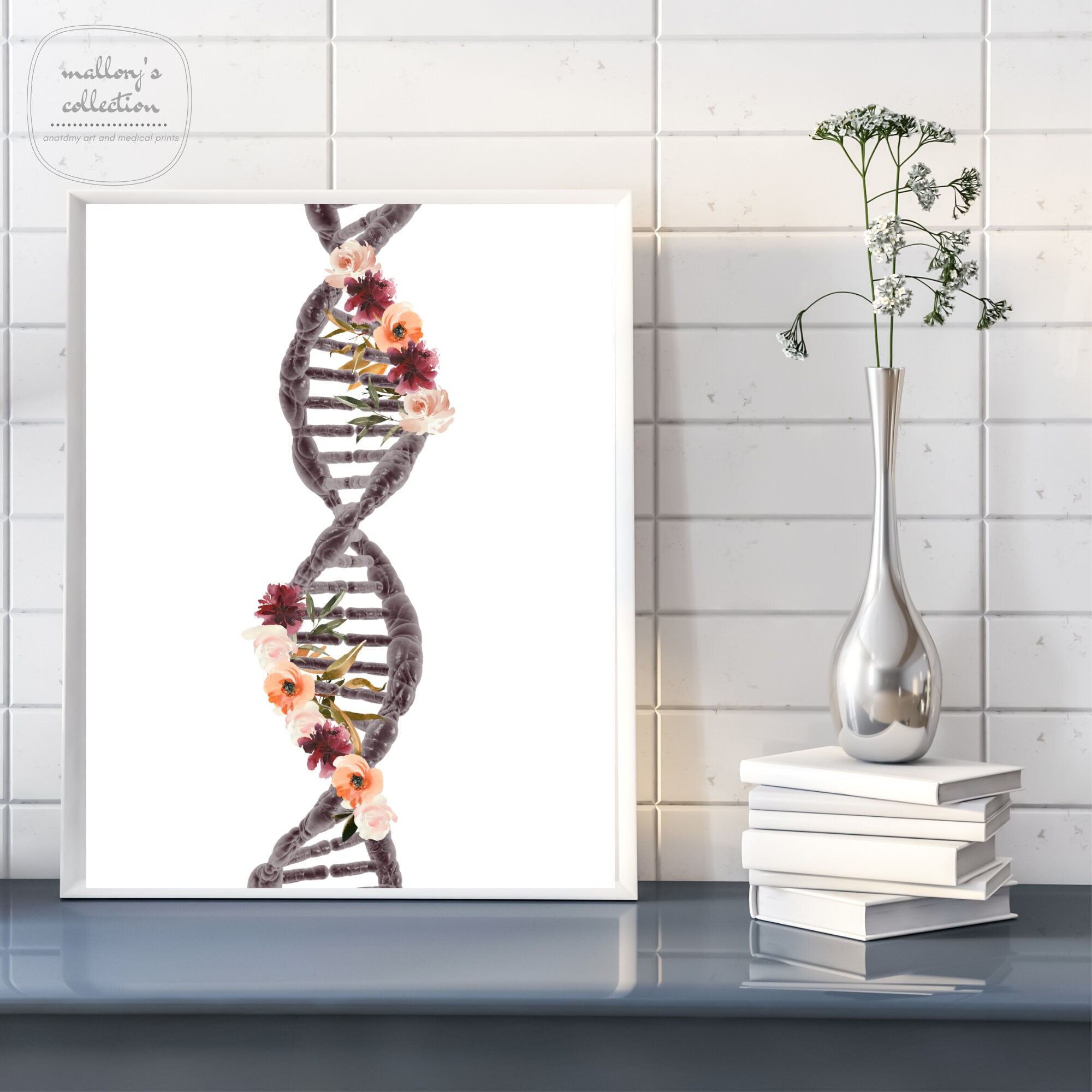 DNA Wall Art / Science Artwork / Neuroscience Art / Microbiology Art ...