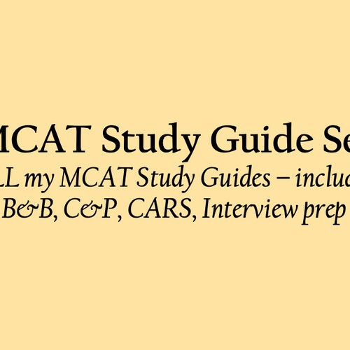 Organic Chemistry MCAT Study Guide - Etsy