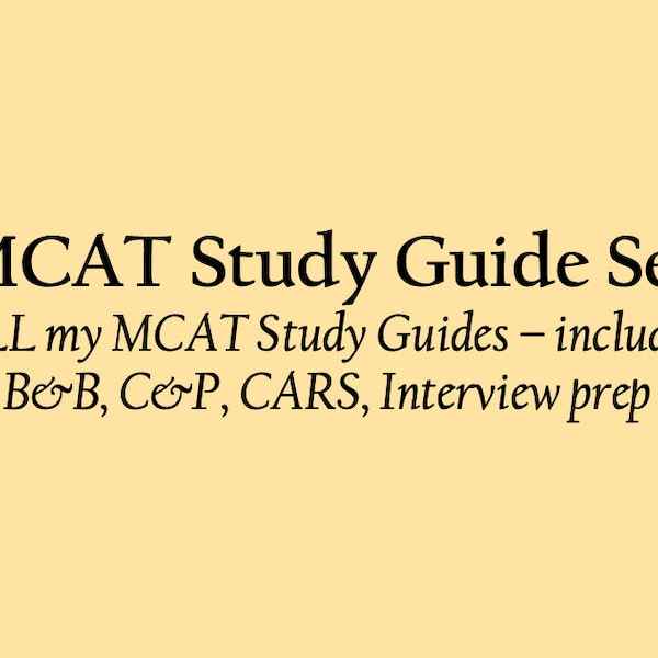 MCAT Comprehensive Biochemistry Metabolic Pathway Study Guide - Etsy Canada