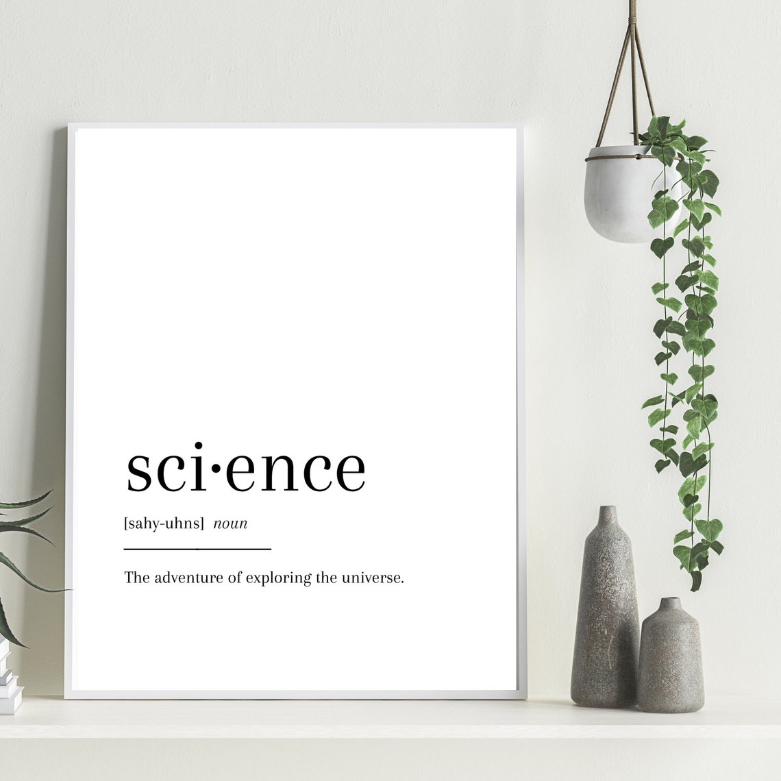 Science Art / Science Poster / Science Classroom Decor / Science Quote ...