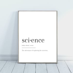 Science Art / Science Poster / Science Classroom Decor / Science Quote ...