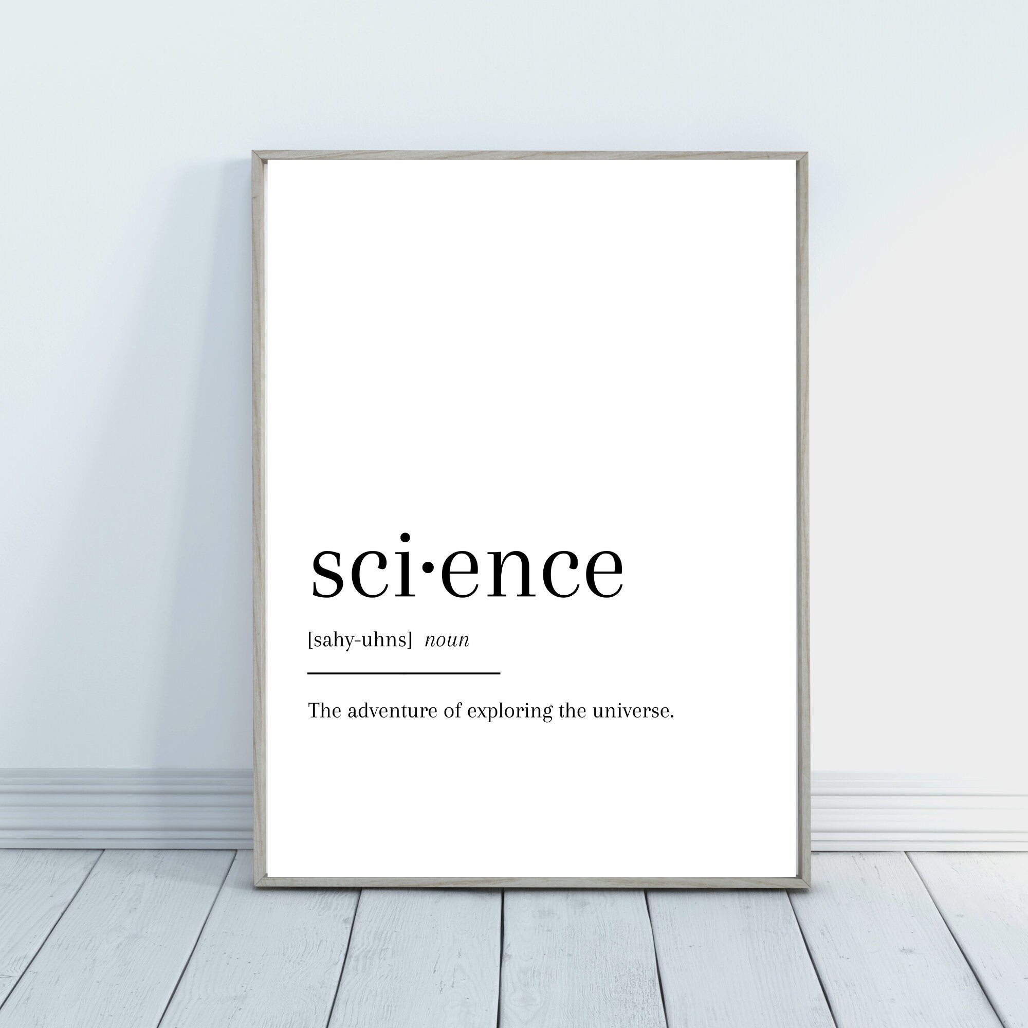 Science Art / Science Poster / Science Classroom Decor / Science Quote ...